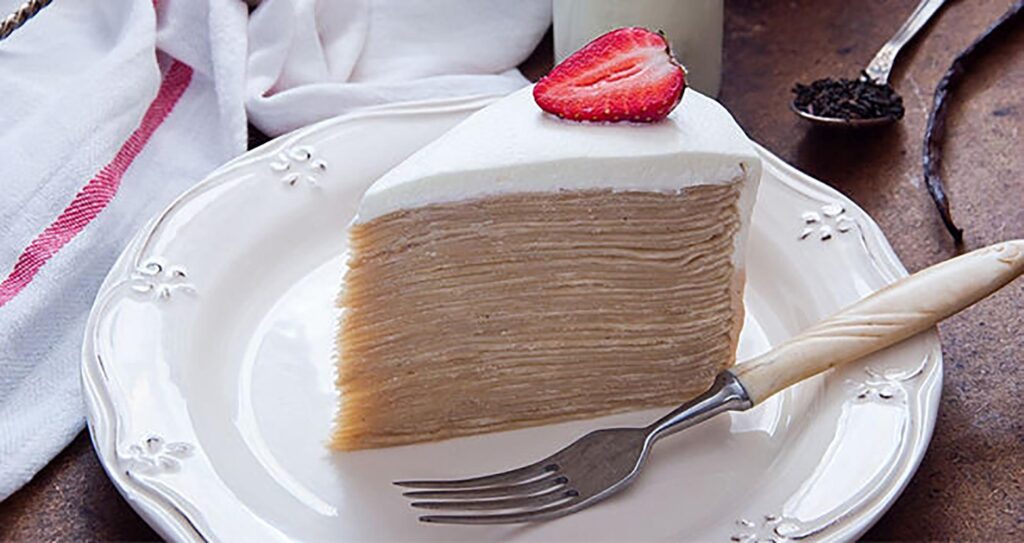 Mille Crepes Dessert Perancis Berlapis-Lapis - Bake.co.id