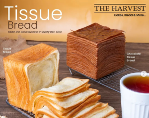 The Harvest Luncurkan Menu Viral Tissue Bread, Hadir dalam Dua Varian ...